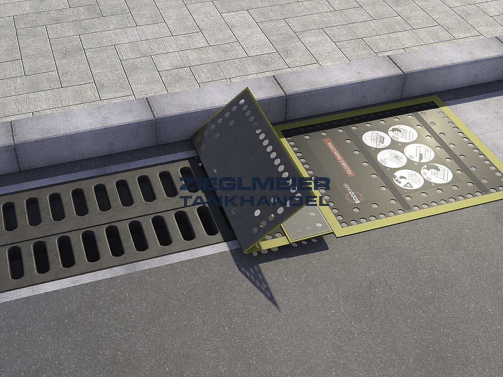 Kanalabdeckung Gully: Schnelle SET 3 St MDC 02 Lösung, 255,53