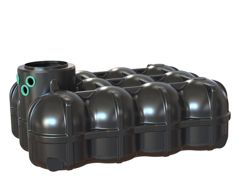 Regenwassertank 5.000 Liter Flachtank unterirdisch, 1.414,46