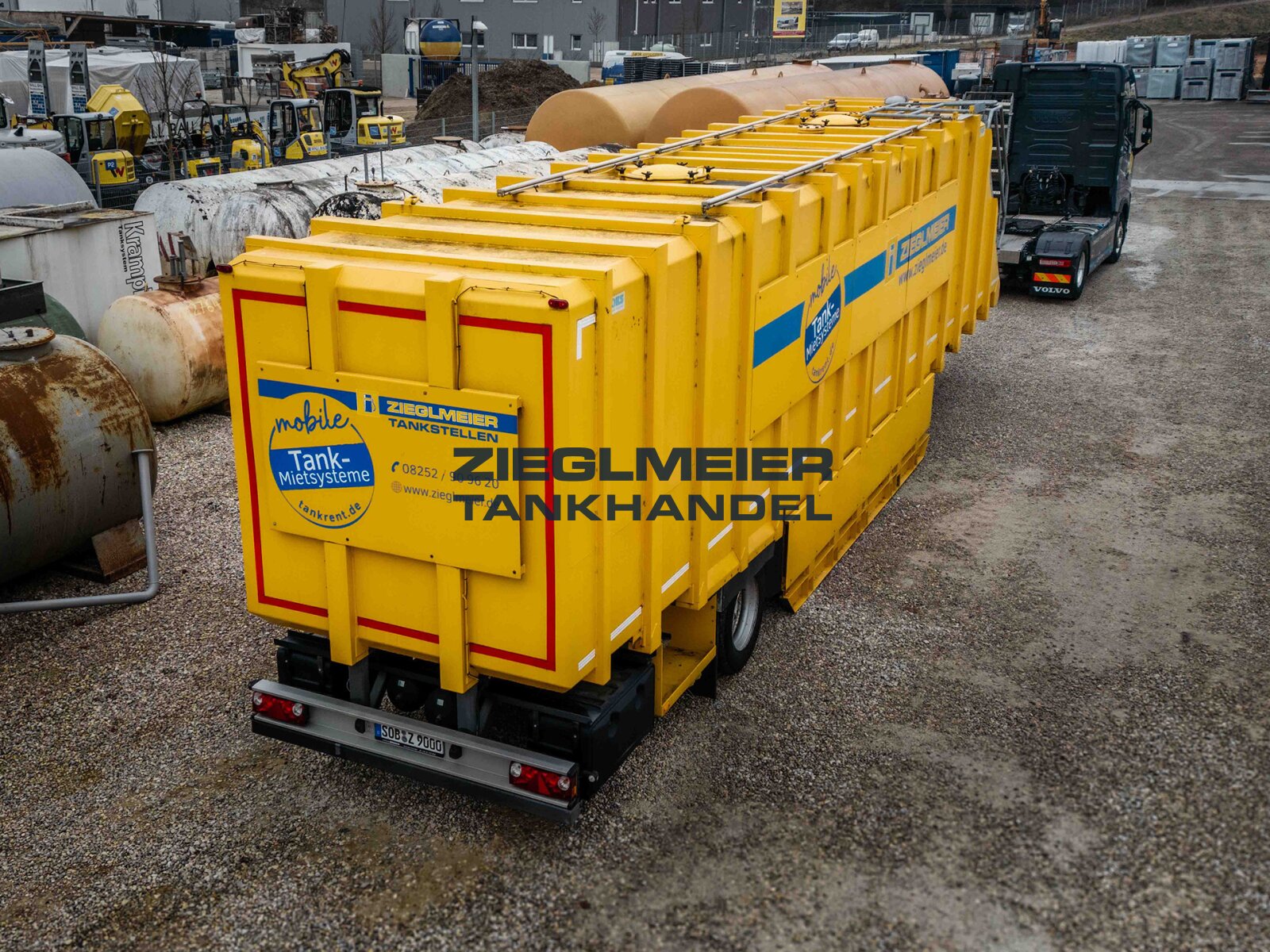 TankTainer 86.000 L mieten – Löschwassertank & Wassertank mobil